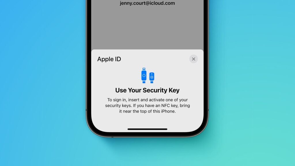 Nueva característica de seguridad de Apple: Llaves de seguridad